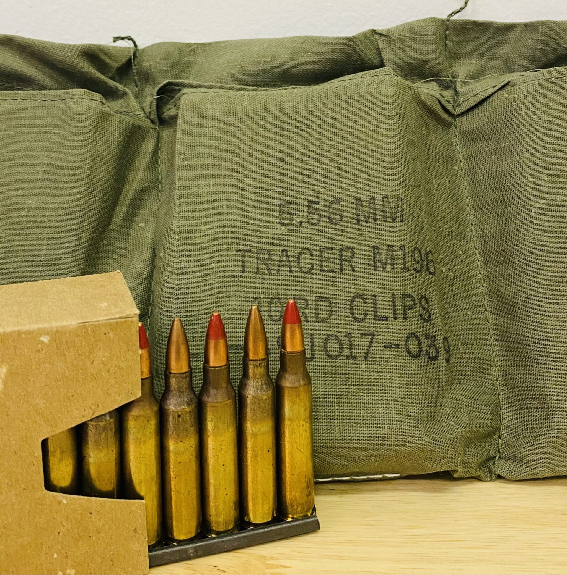 5.56x45 mm - M193 y M196 (4B/1T)